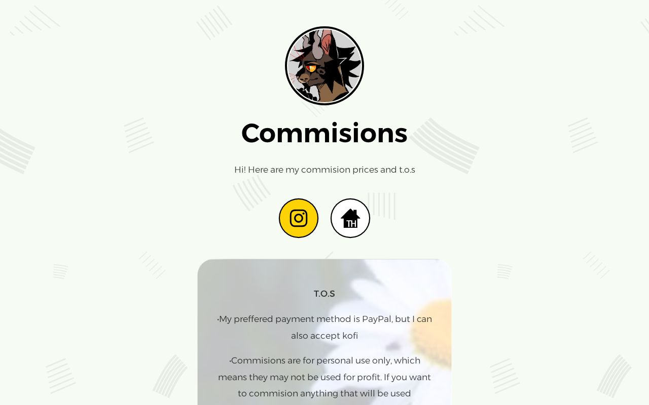 Koszatant- commisions